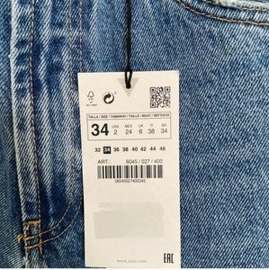 Zara | Jeans | Nwt Zara High Waisted Denim Wide Leg Jeans Size 2 | Poshmark
